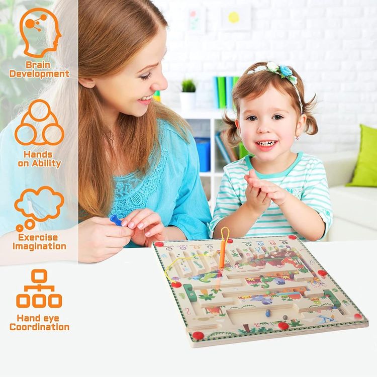 Magnetspiel Labyrinth für Kinder Kleinkinder 3 4 5 6 Jahre (Neu (gemäss ...