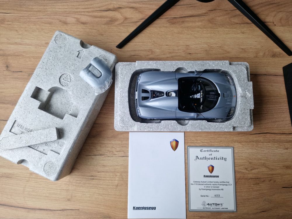 Koenigsegg CCX Silver AUTOart 1/18 | Kaufen auf Ricardo