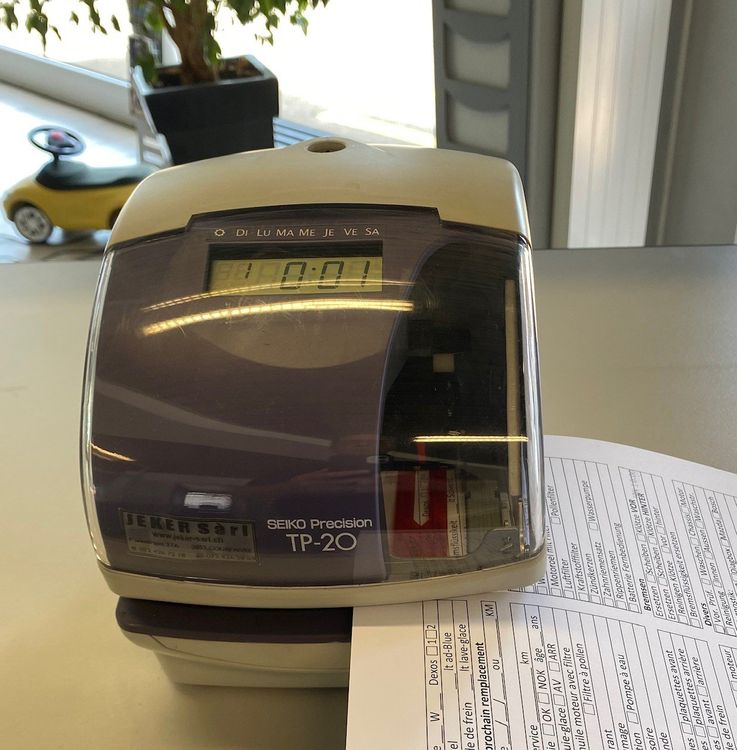 Timbreuse - Horodateur / Seiko TP 20 | Kaufen auf Ricardo
