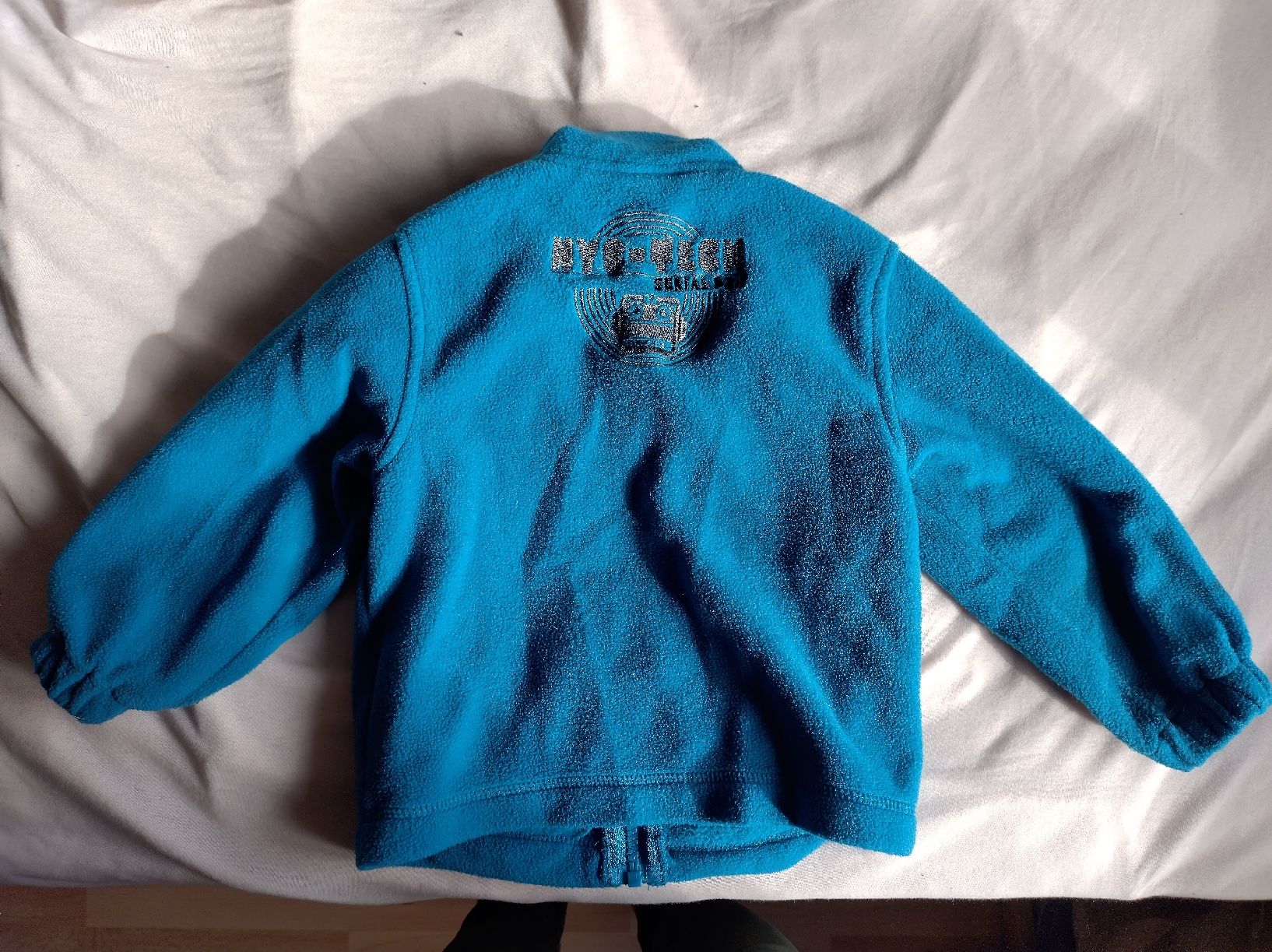 Warme, blaue Fleecejacke, Grösse 98 gebraucht (per Brief) (Gebraucht ...