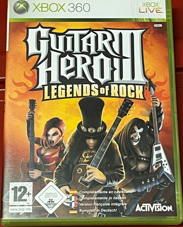 XBOX 360 Gitarre inkl. Spiel (Guitar Hero 3) (Gebraucht) in Dietikon für CHF 13 – nur Abholung ...