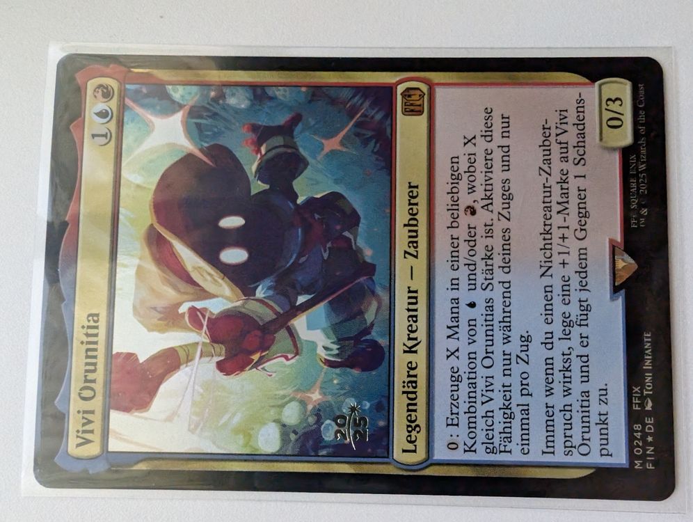 Magic the Gathering Card(MTG): Vivi Orunitia - FF Promo Foil (Neu ...