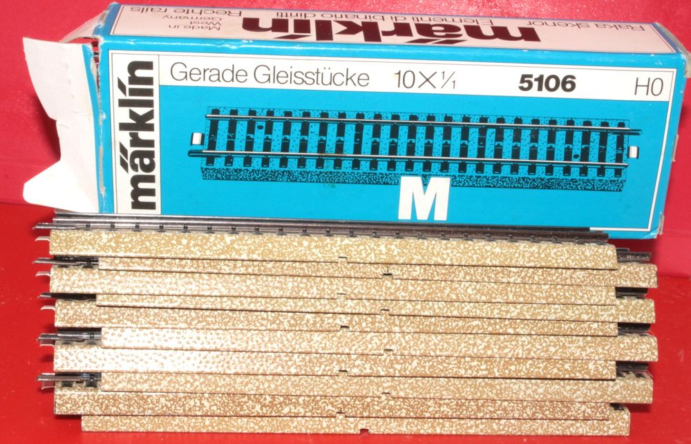 H0 / MÄRKLIN M-GLEISE + OVP 10x 5106 (Gebraucht) in Allschwil für CHF 9 – mit Lieferung auf ...