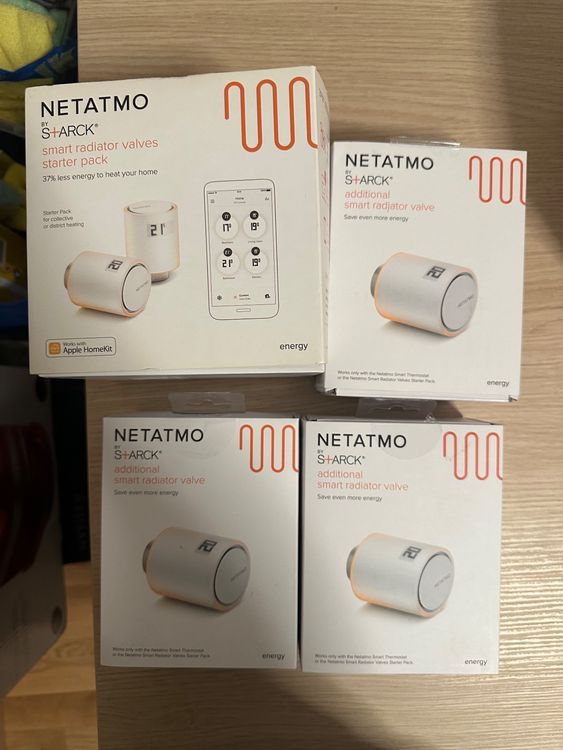 Netatmo Têtes Thermostatiques intelligentes + Hub | Kaufen auf Ricardo
