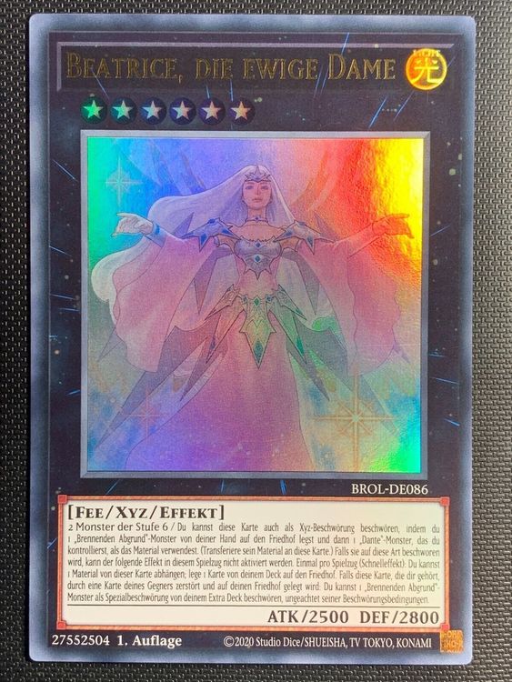 YUGIOH!! Beatrice, die ewige Dame BROL-DE086! Ultra Rare! Ne | Kaufen ...