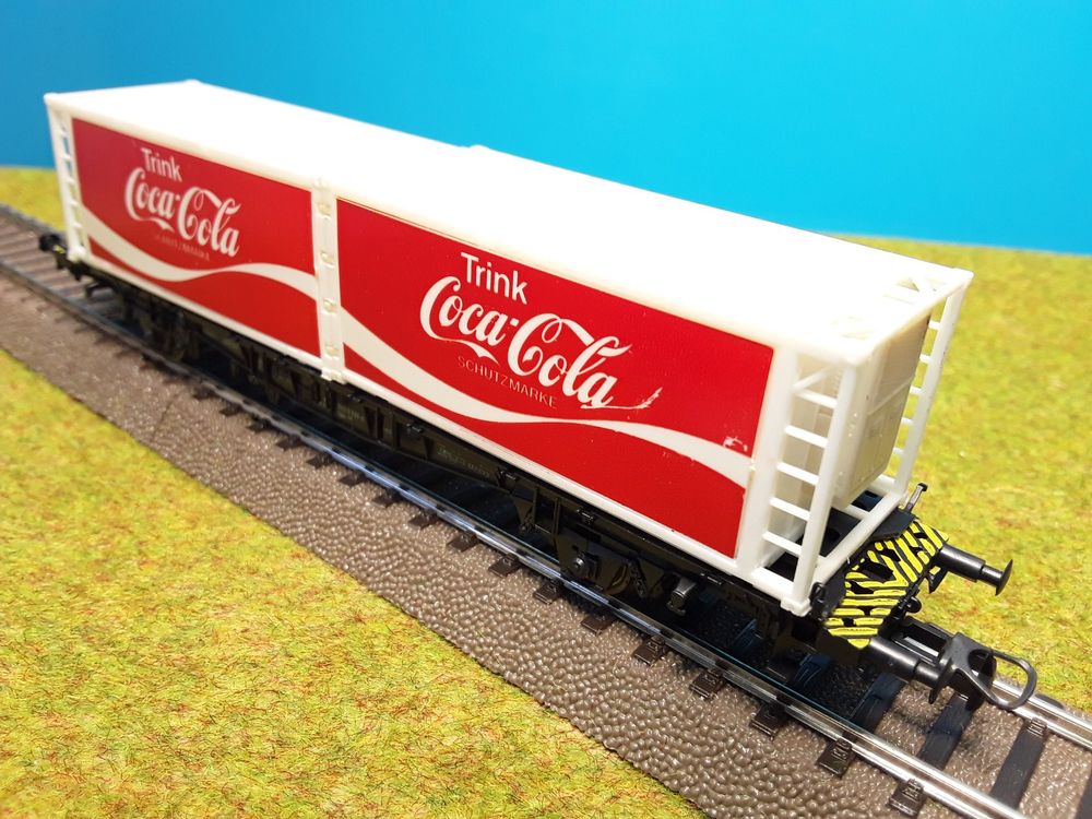 Roco 4320 _ Coca Cola Containerwagen _ in OVP _ Spur H0 (Gebraucht) in ...