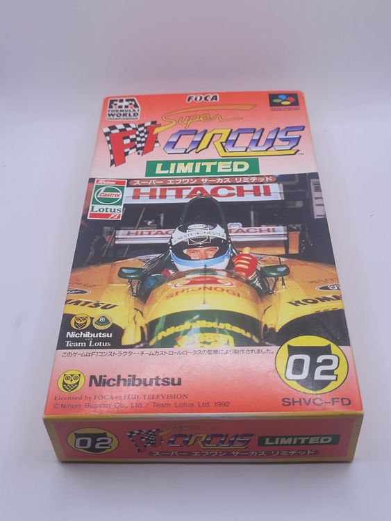Super F1 Circus Limited OVP SNES Super Famicom Japan (Gebraucht) in ...