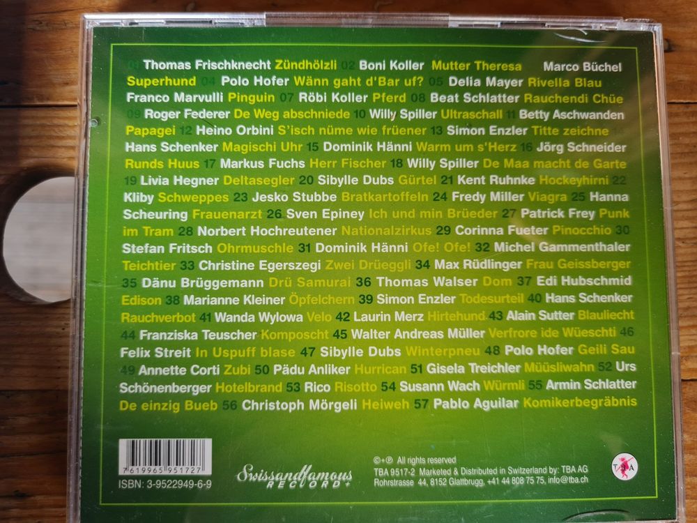CD + Buch, Der Schweizer Witze Mix (Gebraucht) in Halten für CHF 1 ...