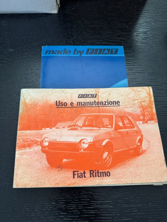 Fiat Ritmo Betriebsanleitung und Zusatz Broschüre (Gebraucht) in ...