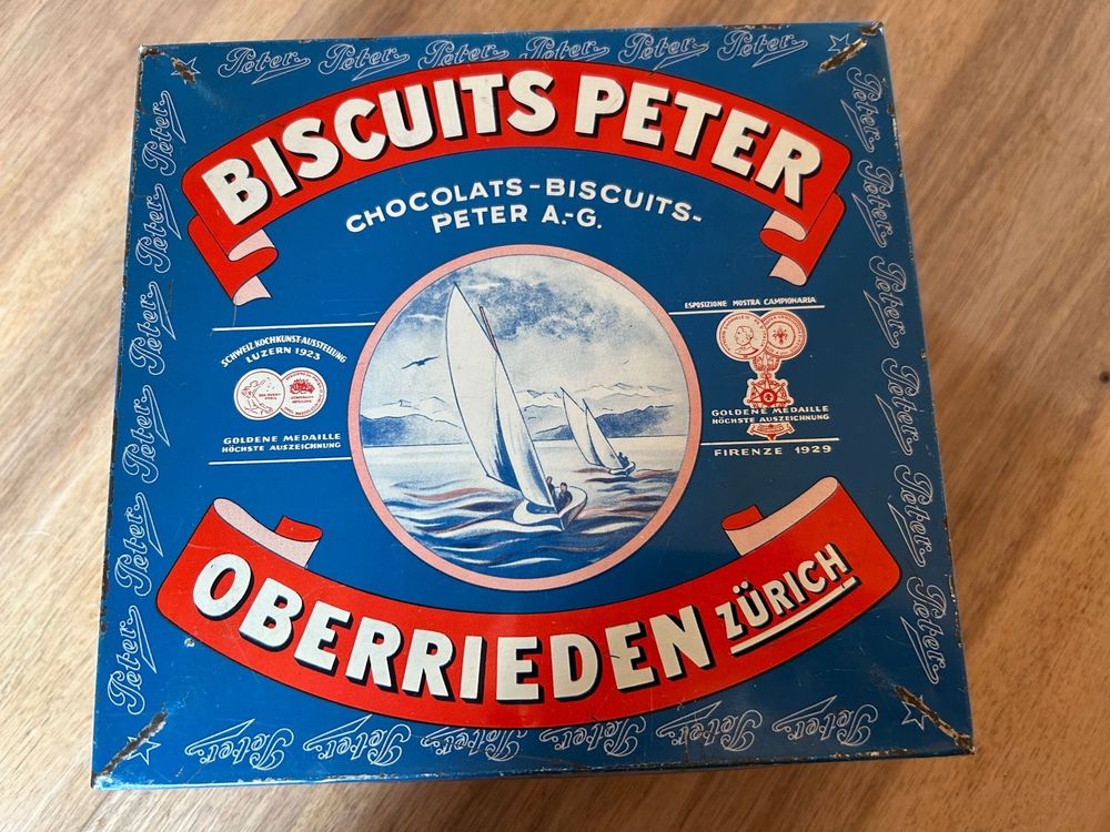 Blechdose von Biscuits Peter (Gebraucht) in Hildisrieden für CHF 10 ...