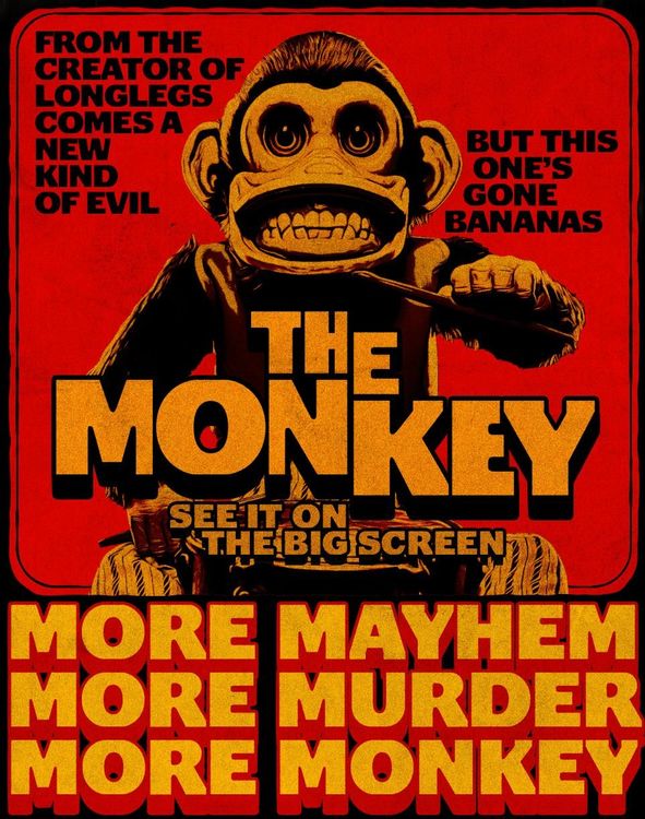 The Monkey (2025) Perkins/Elijah Wood/Stephen King/NEON🙉/BD (Neu ...