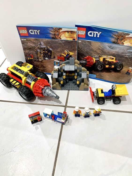 LEGO City 60186 Schweres Bohrgerät für den Bergbau komplett (Gebraucht ...