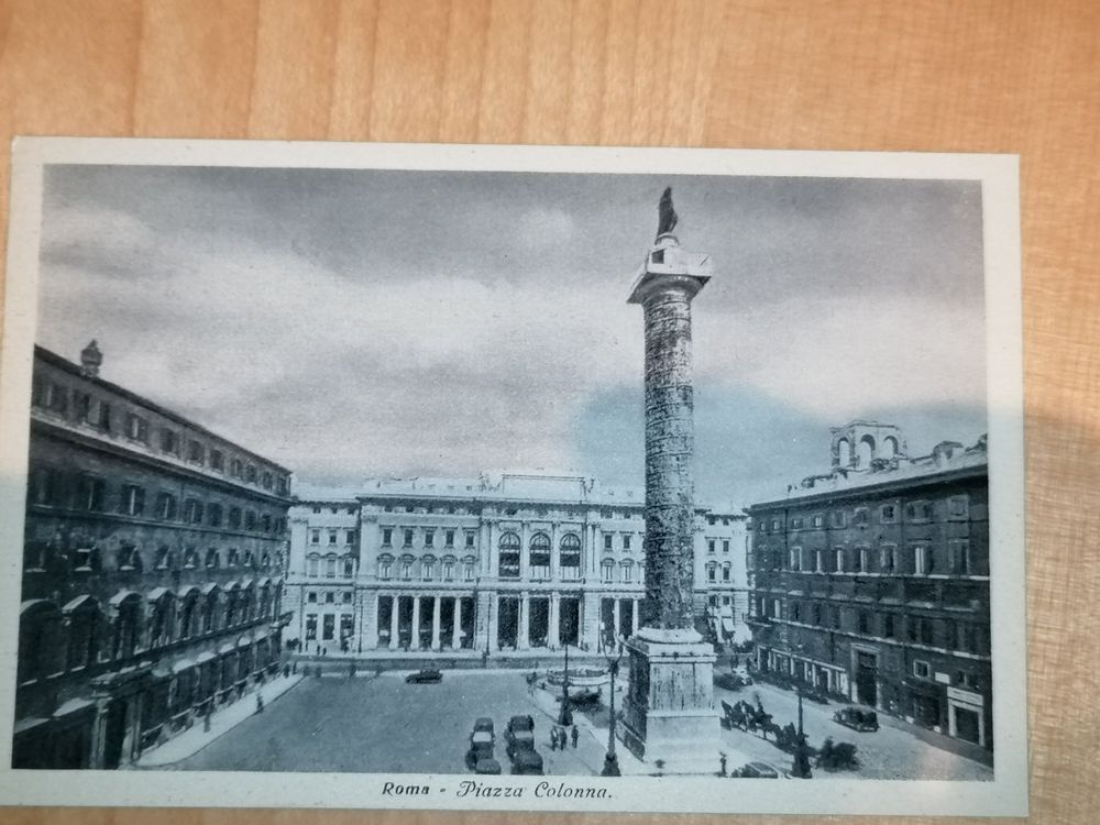 Postkarte Rom - Piazza Colonna | Kaufen auf Ricardo