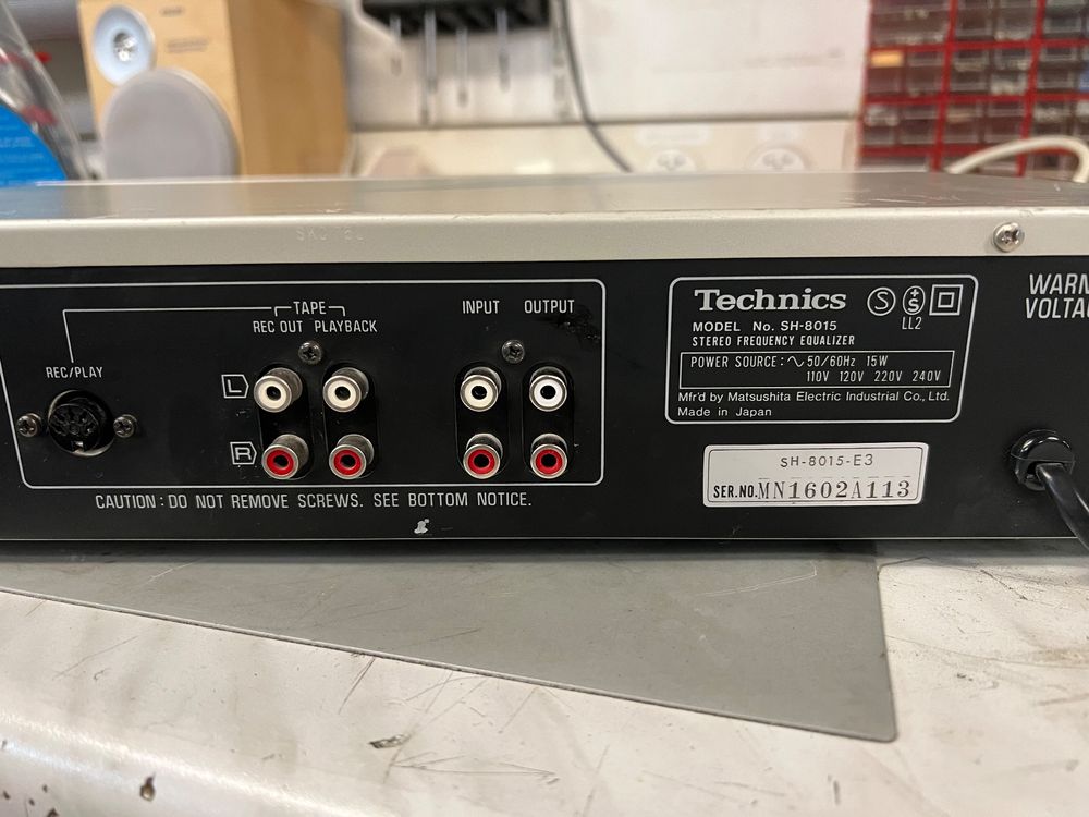Technics SH-8015 Stereo Frequency Equalizer (1981-82) (Gebraucht) in ...