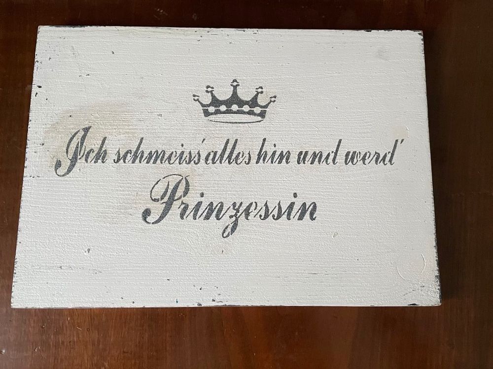 Holz Bild 30 x 21 x 1.5 cm Shaby Chic (Gebraucht) in Zürich für CHF 5 ...