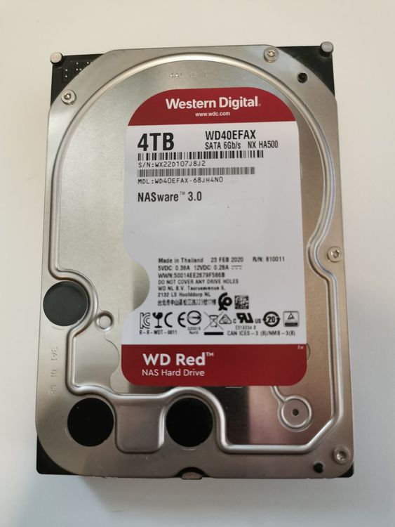 WD Red 4TB WD40EFAX | Kaufen auf Ricardo