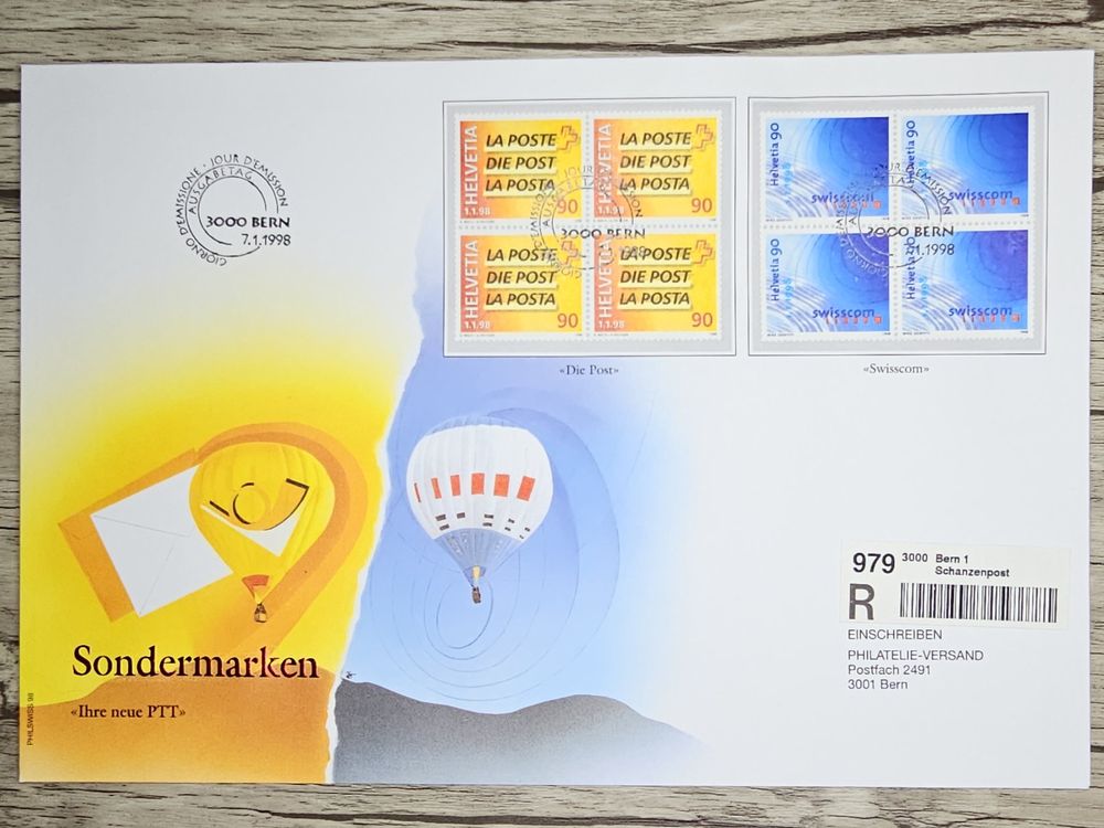 CL15 Enveloppe + Timbre 1998 Grand Format | Kaufen auf Ricardo