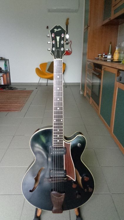 Fender D'Aquisto Standard Archtop in matted Black - 1984 (Gebraucht) in ...