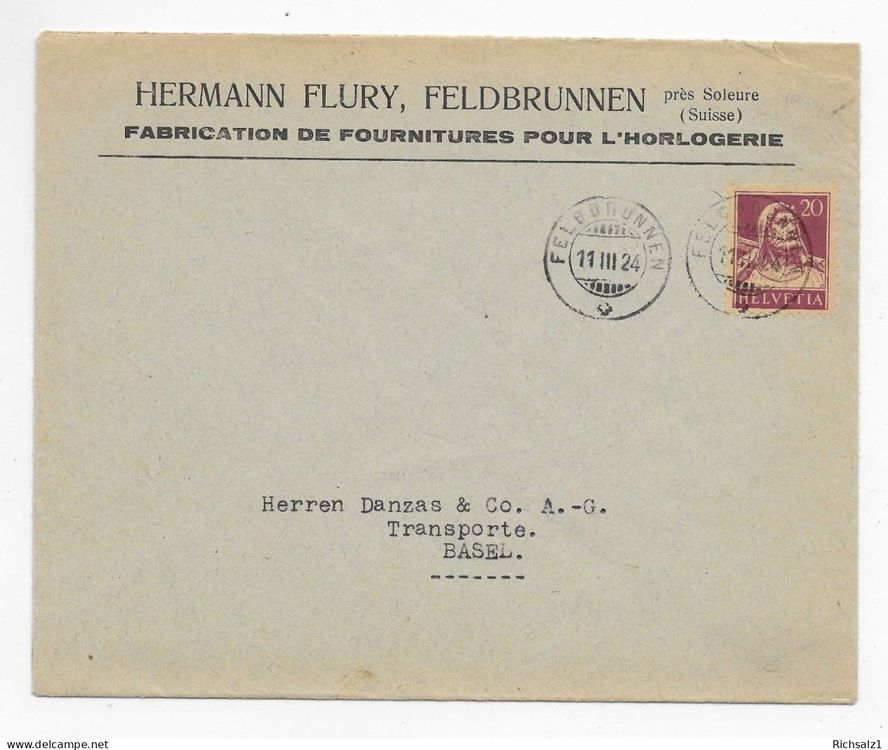 Heimat Solothurn: Hermann Flury, Feldbrunnen, Fabrication de (Gebraucht ...