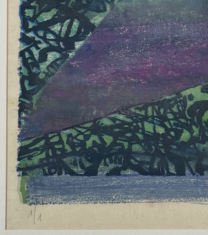 Max Rudolf von Mühlenen Holzschnitt Handsigniert - Unikat | Acheter sur ...