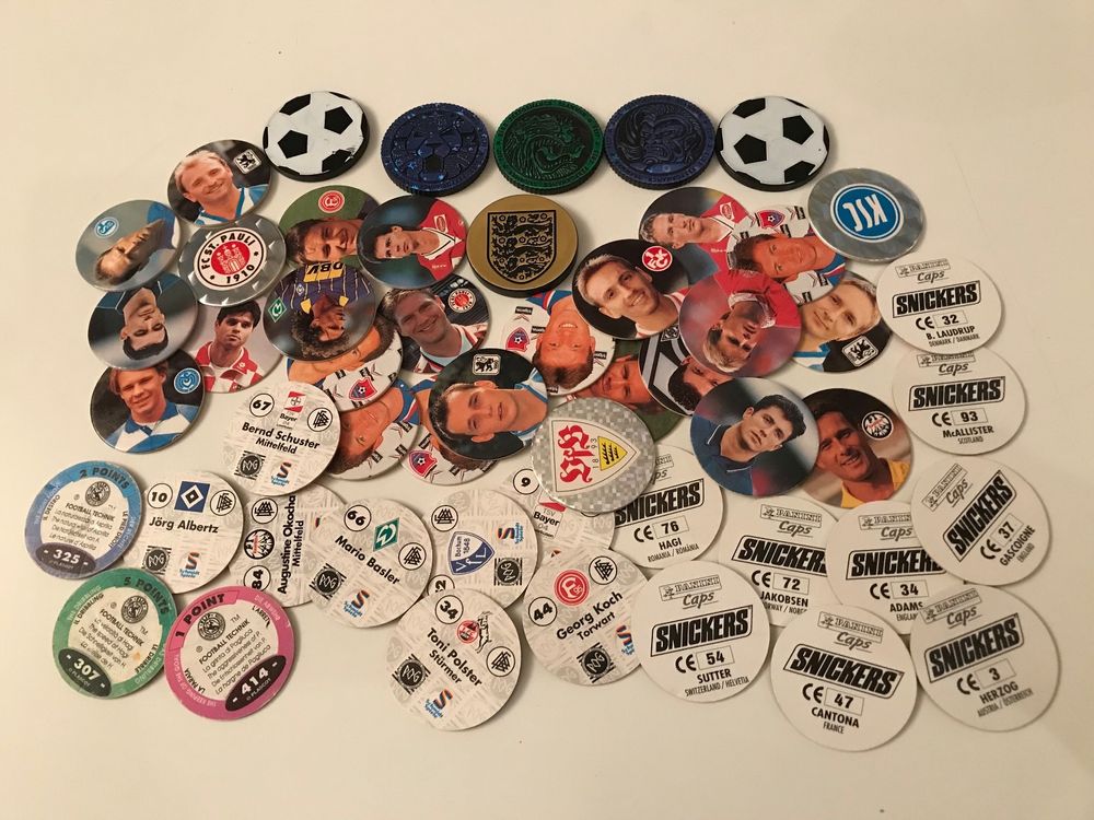 Pogs / Caps „Bundesliga / Fussball 90er“ (Gebraucht) in Utzigen für CHF 26 – mit Lieferung auf ...