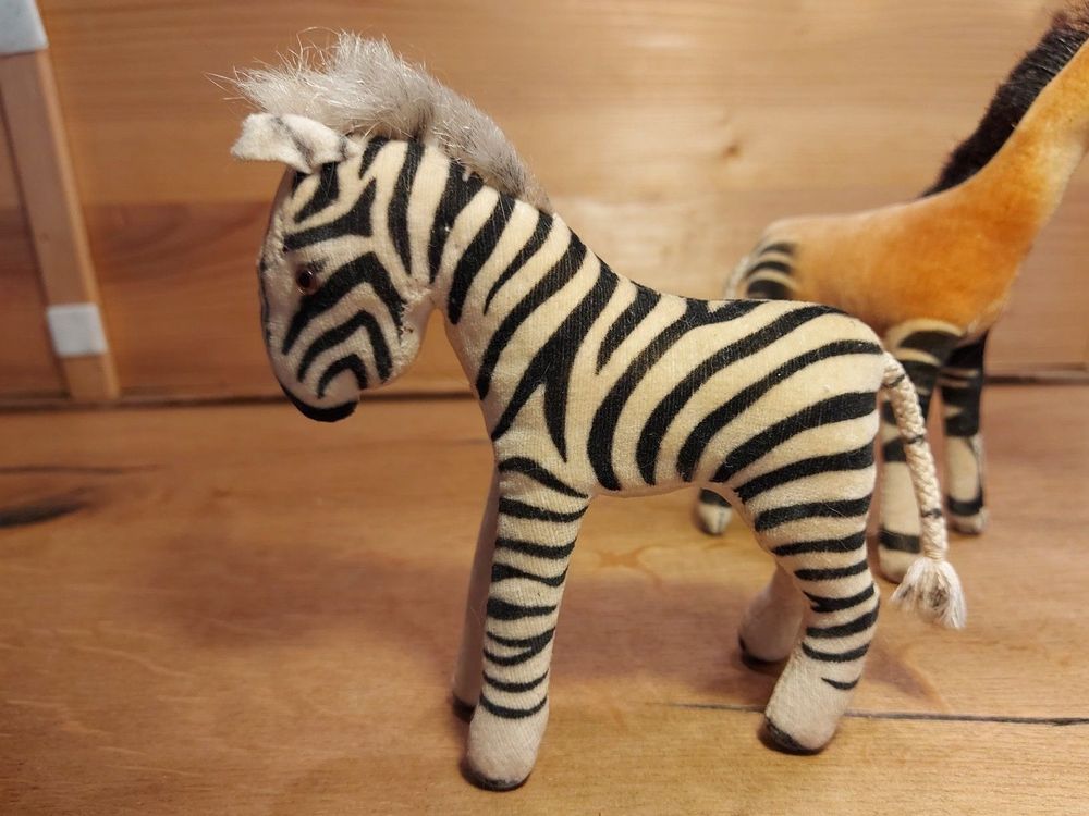 1 altes Vintage Steiff Stofftier - Zebra (Gebraucht) in Schlieren für ...