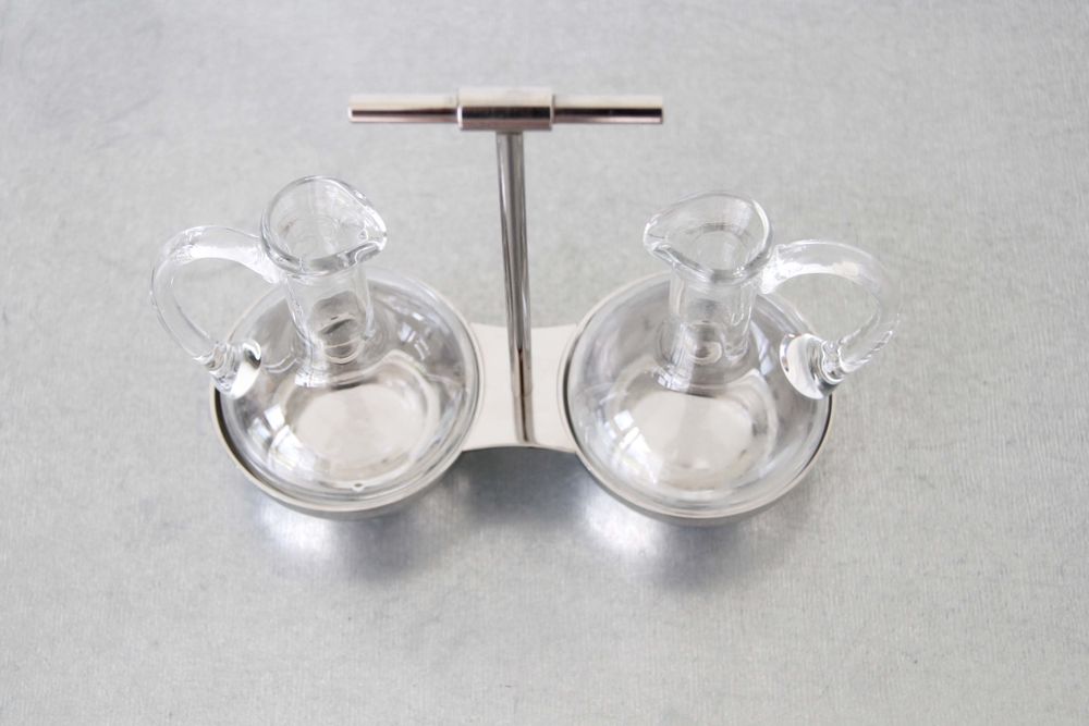 Officina Alessi - Öl & Essig Menage Entwurf Ch. Dresser 1880 (Gebraucht ...