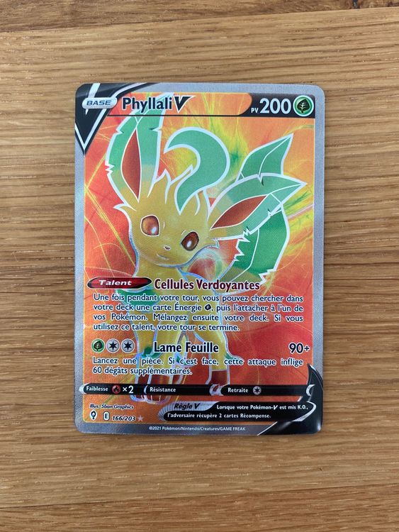 Pokémon Évolution Phyllali V Full Art | Kaufen auf Ricardo
