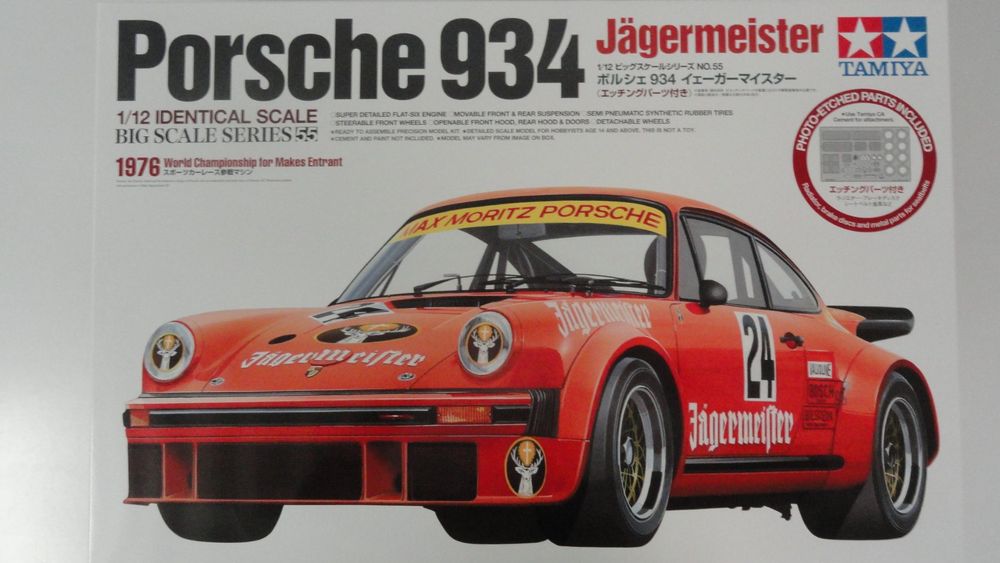 Tamiya Porsche 934 Jägermeister 1:12 (Neu und originalverpackt) in für ...