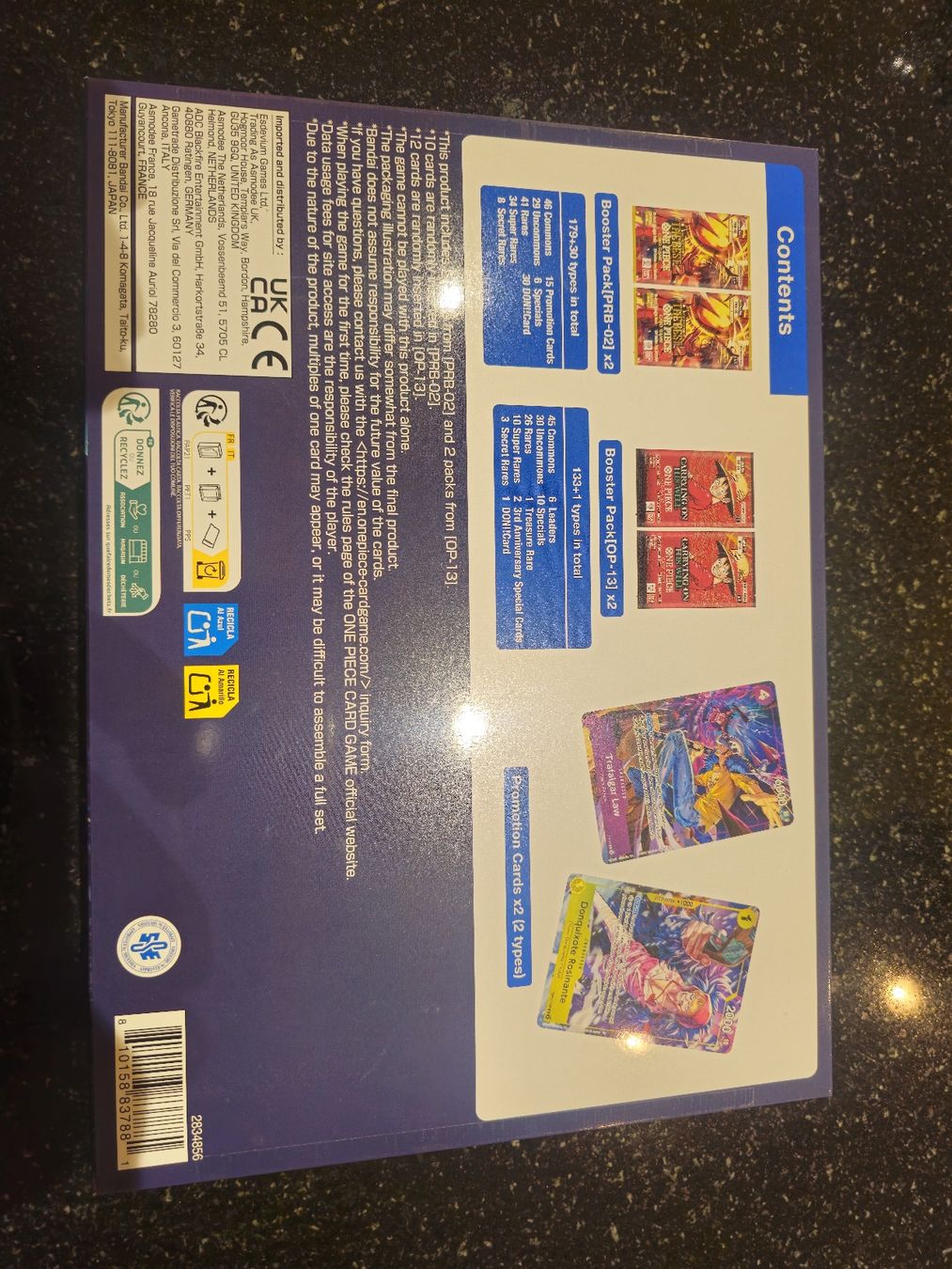 One Piece Card Game Pack Box IB06 (Neu und originalverpackt) in ...