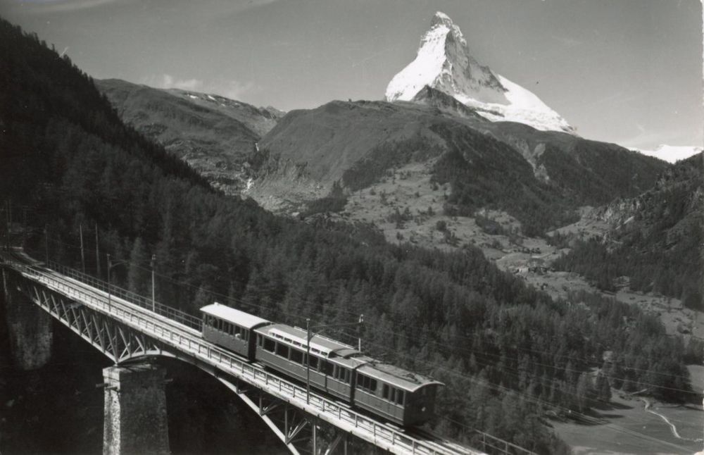 Zermatt VS - Gornergrat-Bahn mit Matterhorn (Gebraucht) in Niedergesteln für CHF 4.8 – mit ...