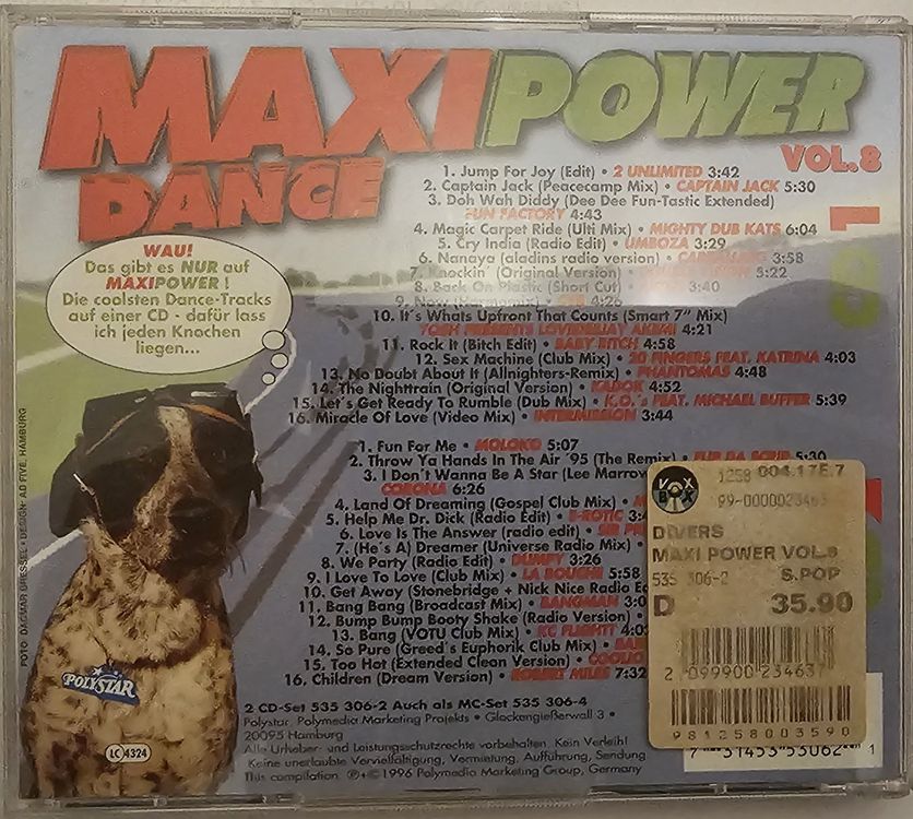 MAXI POWER DANCE 8 (Gebraucht) in Merishausen für CHF 2.9 – mit ...