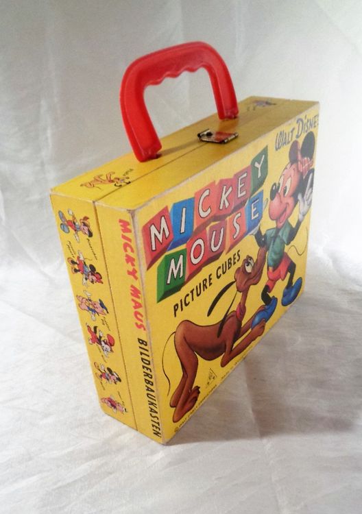 Walt Disney - Micky Mouse Bilderwürfelkasten 70er Jahre (Gebraucht) in ...