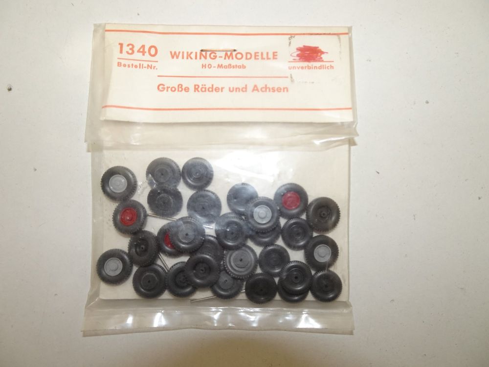Wiking Grosse Räder und Achsen Ersatzteile HO 1340 (Neu (gemäss ...