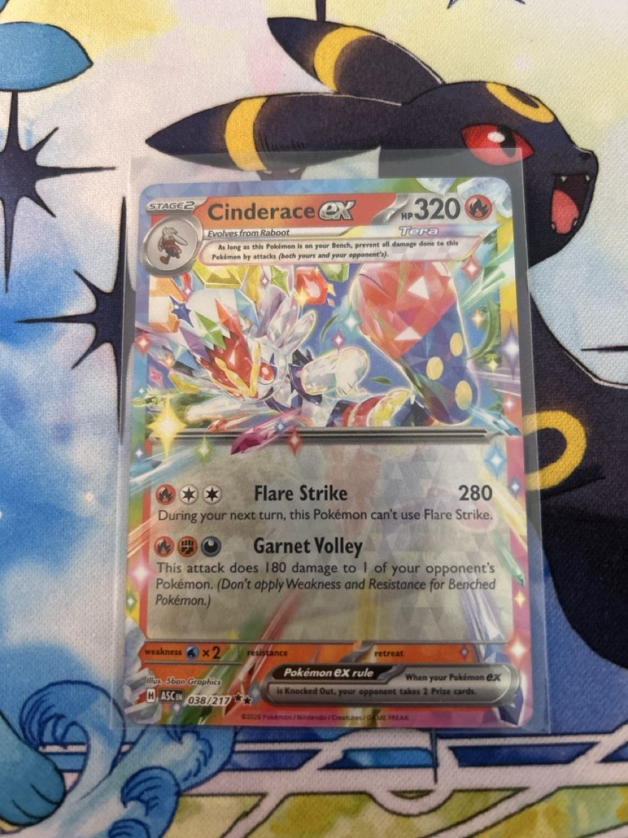Ascended heroes Cinderace ex 038/217 (Neu (gemäss Beschreibung)) in ...