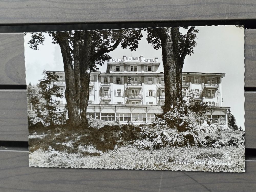 Photo Karte / Hotel Braunwald - ca. 1930 (Gebraucht) in Brugg AG für CHF 10.5 – mit Lieferung ...