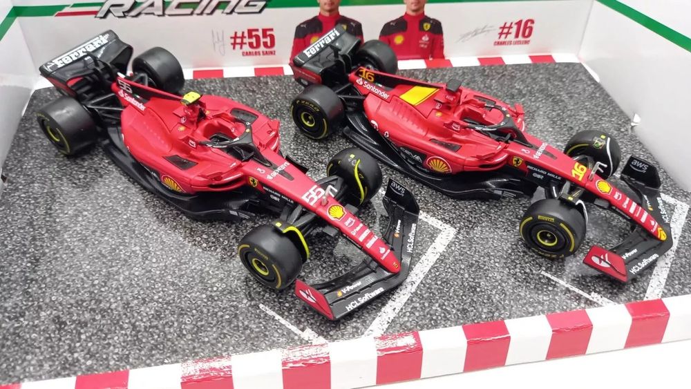 Ferrari SF23 SET Leclerc e Sainz 1/43 Bburago NEUHEIT | Kaufen auf Ricardo