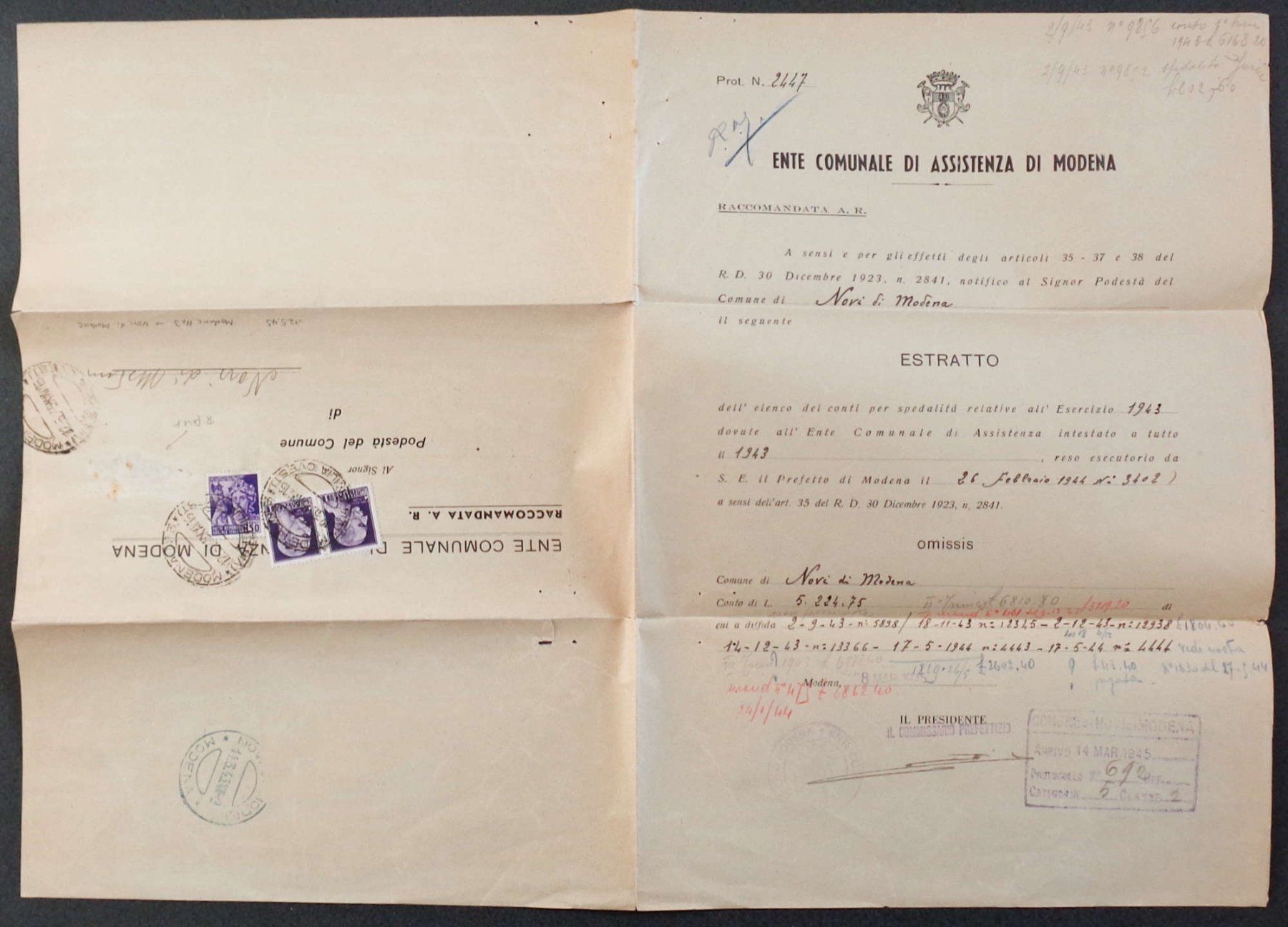 ITALIA: 5 Poststücke aus 1930–1975 (Gebraucht) in Zürich für CHF 1.5 ...