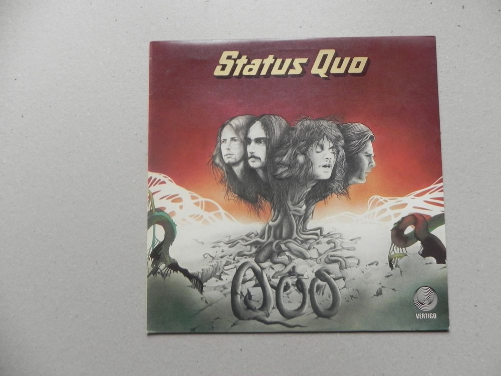 LP Engl. Hardrock Rock Band Status Quo 1974 "Quo" (Gebraucht) in Siebnen für CHF 17 – mit ...