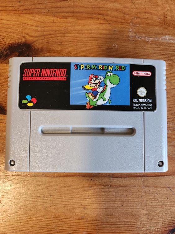 Super Mario World SNES Spielmodul PAL Version (Gebraucht) in Tafers für ...
