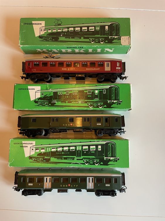 Märklin - 3x SBB CFF wagons métal - HO | Kaufen auf Ricardo