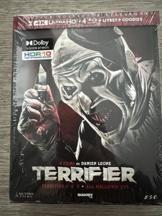 Terrifier 1-3 & All Hallow's Eve Limited Collector's Edition (Neu und ...