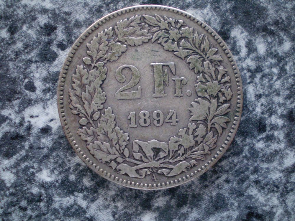 2 Fr.1894 !!! Rar !!! ab 1.- !!! (Gebraucht) in Dierikon für CHF 8 – mit Lieferung auf Ricardo ...