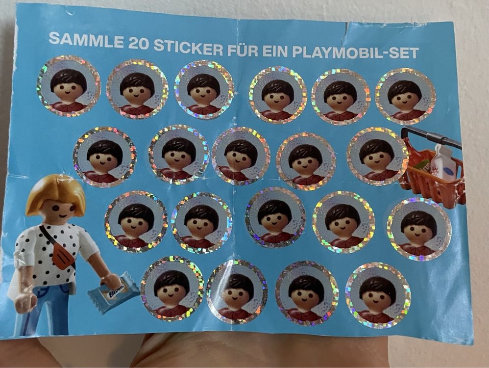 Migros Playmobil Mania 1 volle Karte 20 Sticker (Neu (gemäss Beschreibung)) in Ebikon für CHF 24 ...
