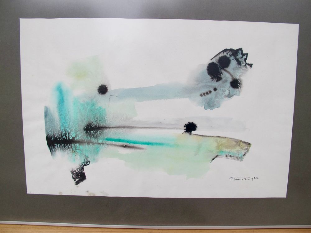 Fritz Pfister Aquarell von 1963 auf Papier (Gebraucht) in Wädenswil für ...
