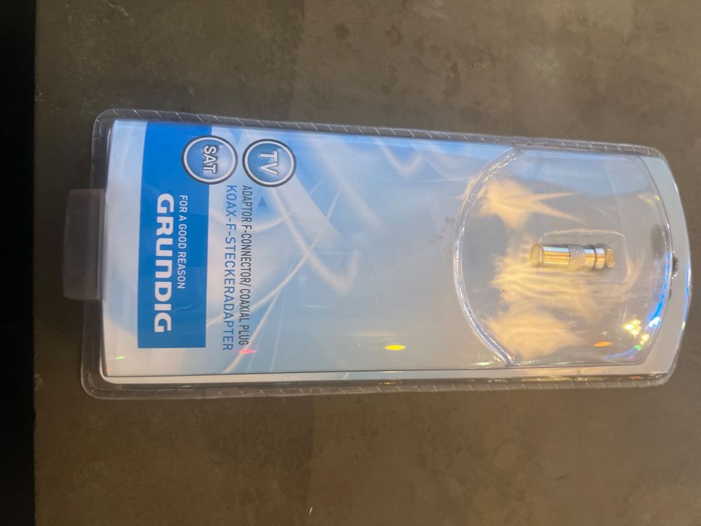 Grundig Koaxial / F-Steckeradapter | Kaufen auf Ricardo