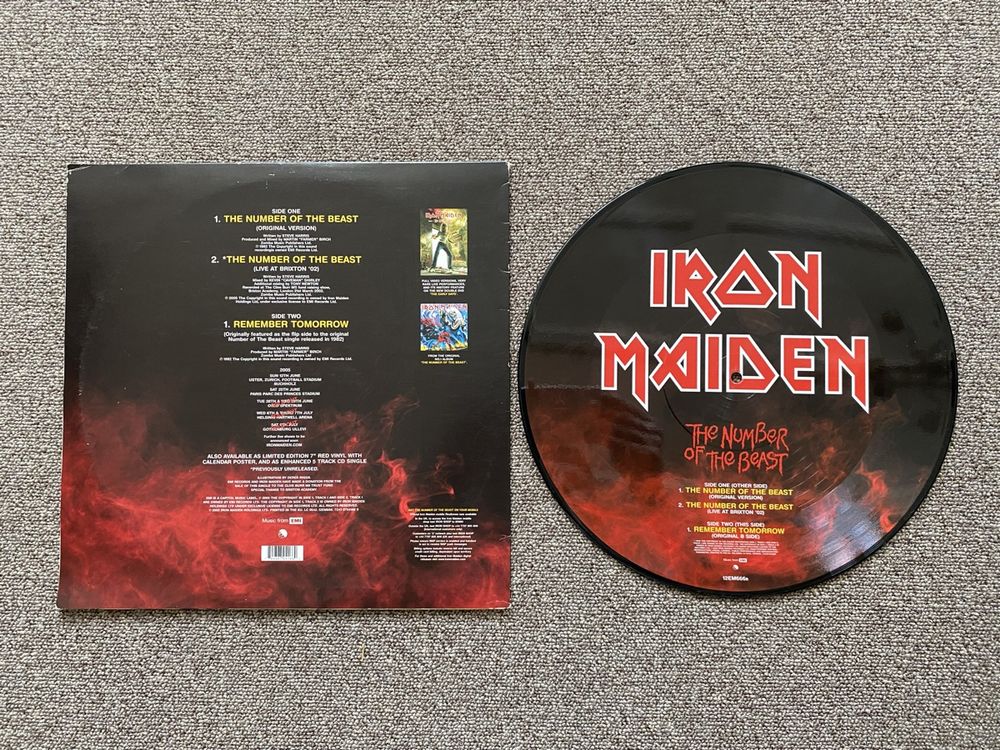 Iron Maiden Vinyl The Number of the Beast Picture Disc | Kaufen auf Ricardo