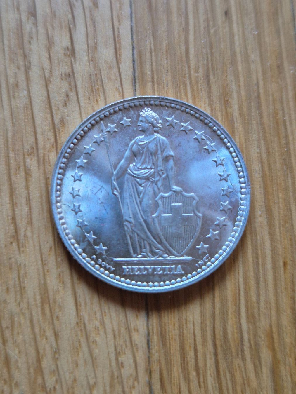 2 Franken 1944 unz. Stempelriss (Gebraucht) in Mels für CHF 30 – mit Lieferung auf Ricardo kaufen