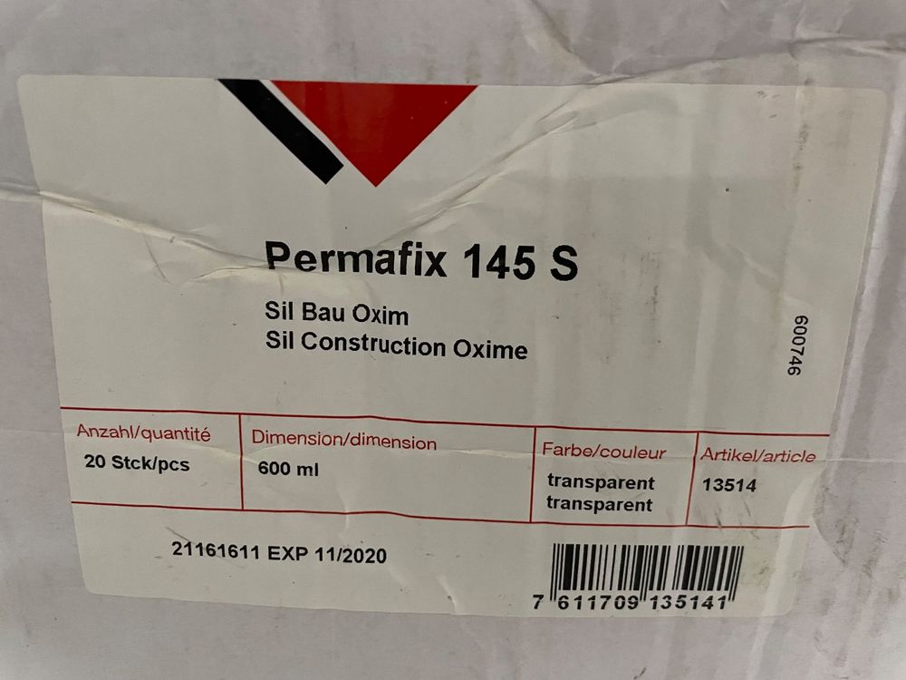 Lot Bau-Silikon PERMAFIX 145s, NEU, total 13 Stk. à 600 ml | Kaufen auf ...