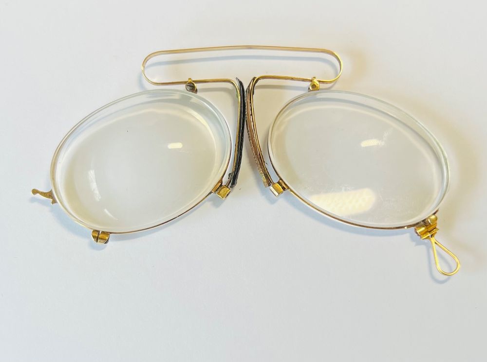 Vintage 1880s Pince Nez Or 585 14k Lentilles Clip On Verres | Kaufen ...